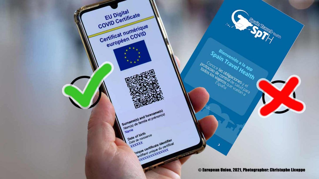 SpTH-Formular und QR Code entfallen für Inhaber eines EU-Covid-Passes ...